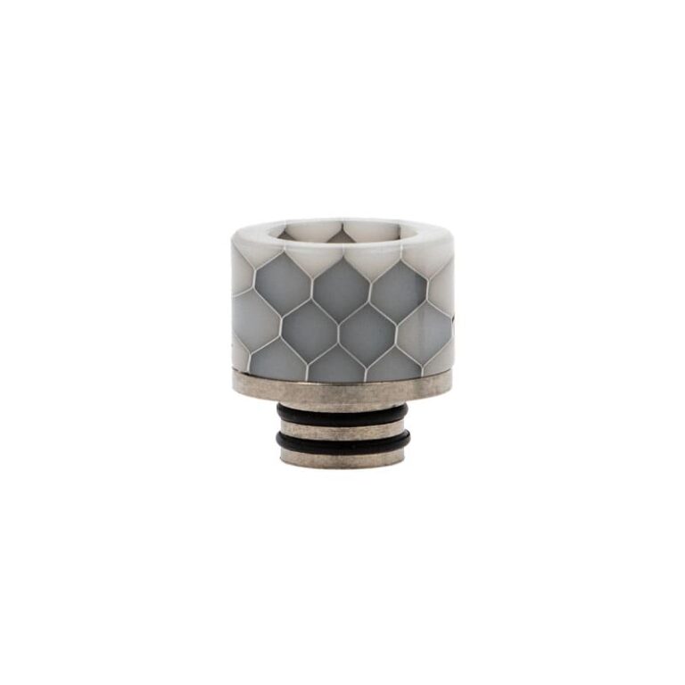 Drip tip 510 Acier Résine Nid d'abeilles(PVM18) Pimp my Vape